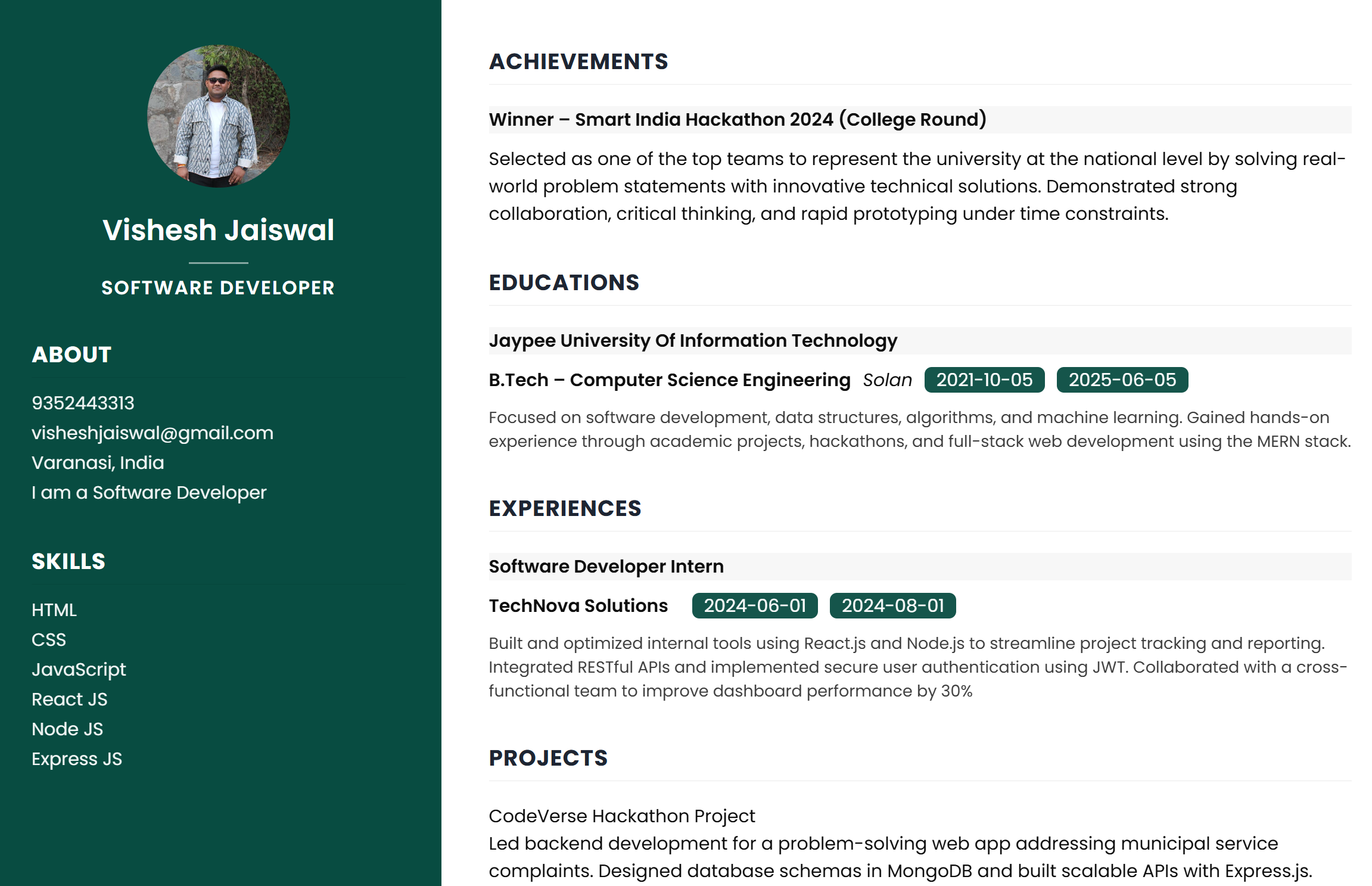 Home Page [visheshjais.github.io]